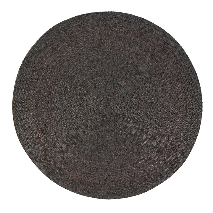 Kerala Ivory Round Oval Jute Area Rug – Anji Mountain