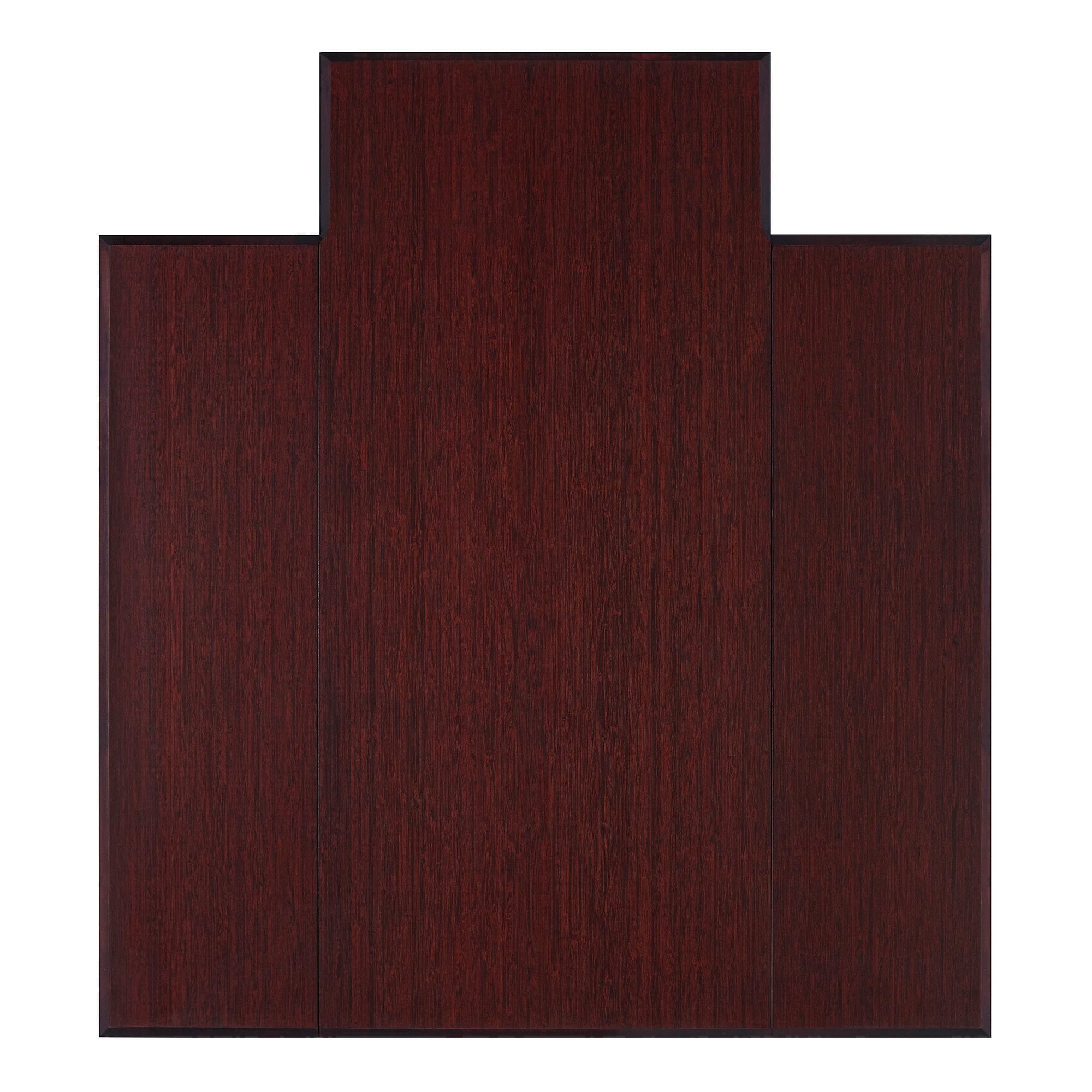 Anji Mountain Plush Bamboo Chair Mat With Lip