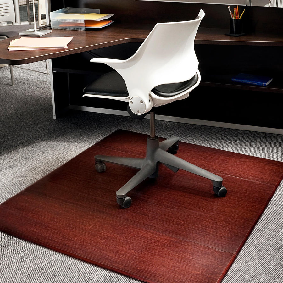 Anji Mountain Plush Bamboo Chair Mat No Lip