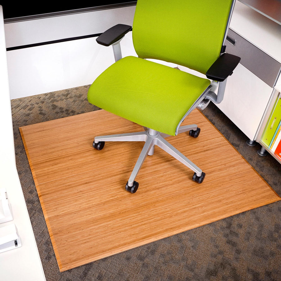 Anji Mountain Plush Bamboo Chair Mat No Lip