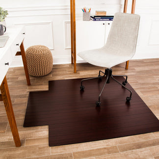 Anji Mountain Standard Bamboo Chair Mat With Lip